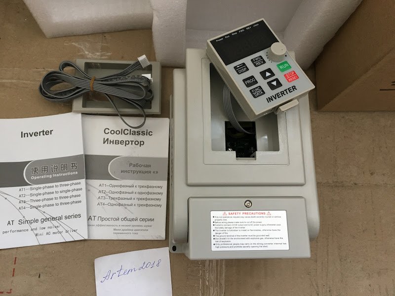 Частотник 2,2квт 220В VFD XSY-AT1 - Електрообладнання - Металічний форум